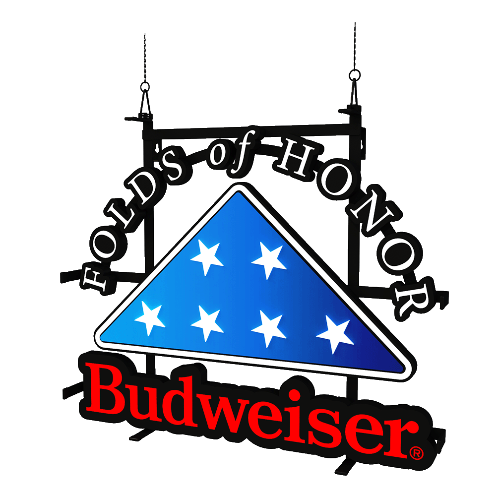 Budweiser Folds of Honor LED