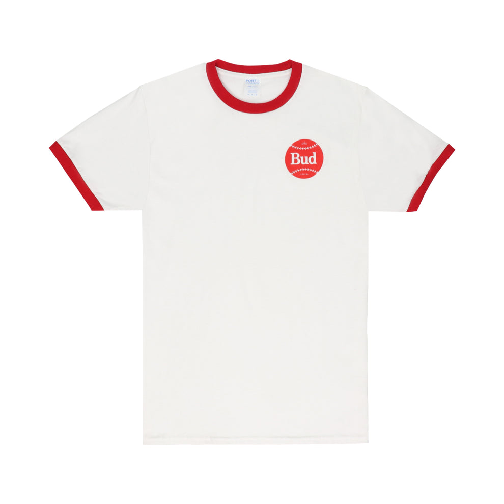 Budweiser Baseball Ringer T-Shirt