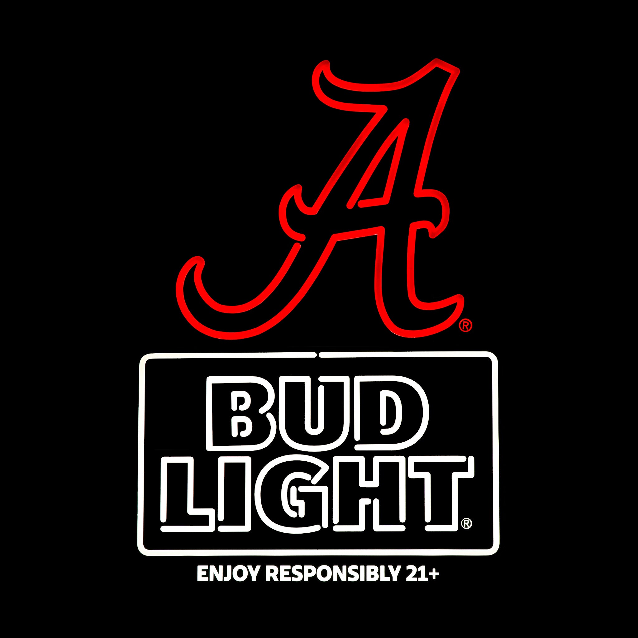 Bud Light Alabama Crimson Tide LED Sign