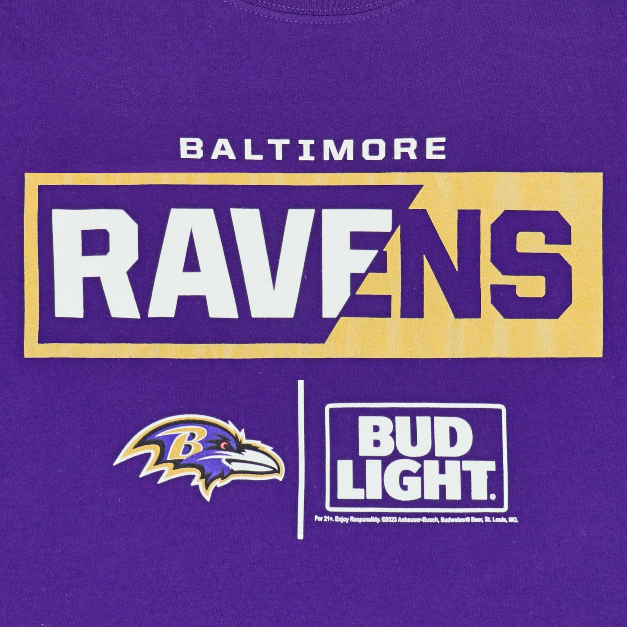 Bud Light Baltimore Ravens Team T-Shirt