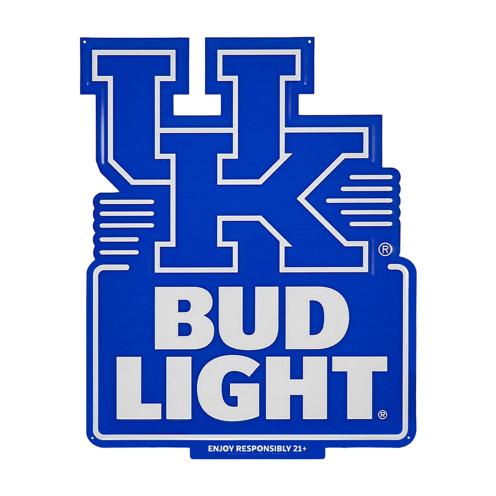 Bud Light Kentucky Wildcats Metal Sign
