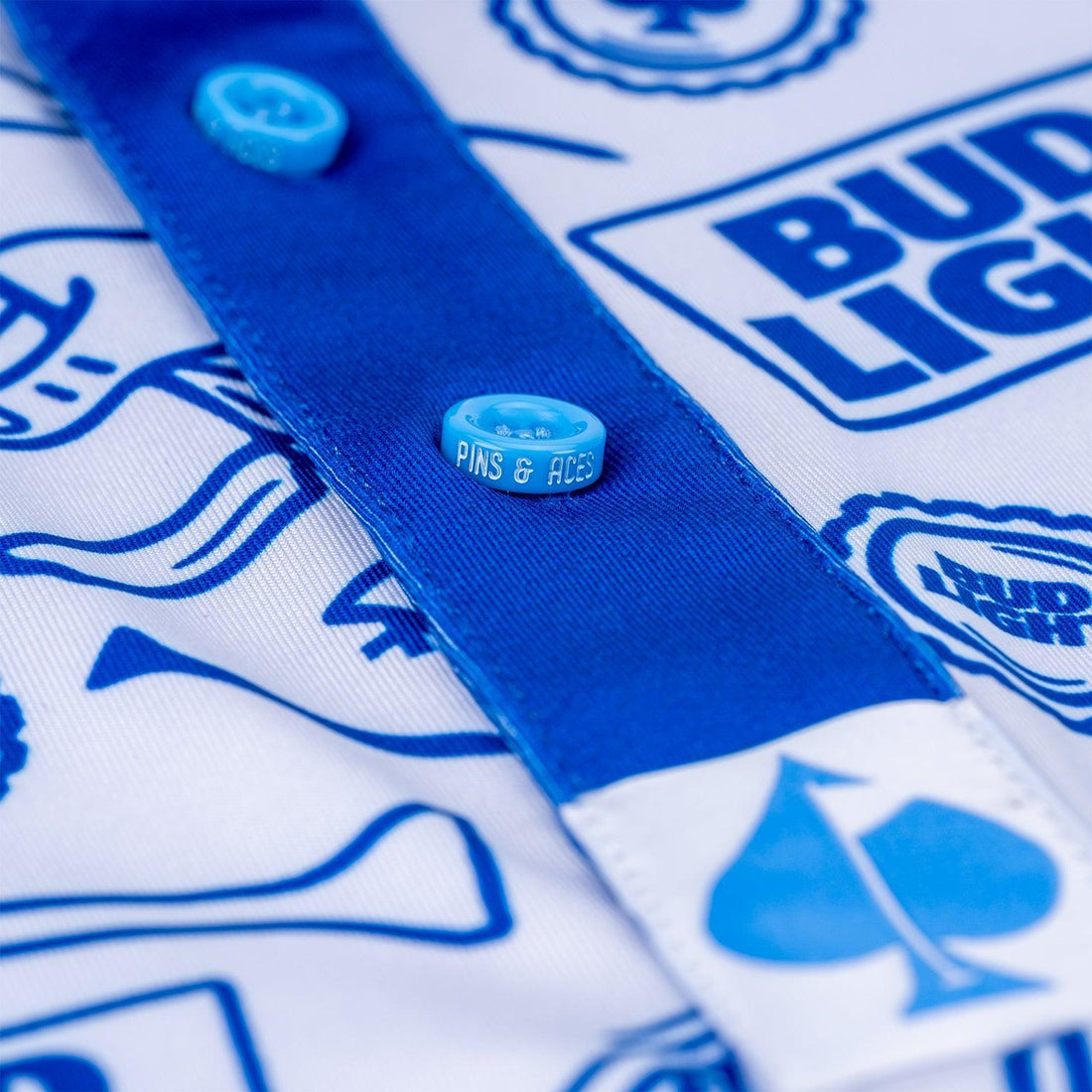 Bud Light Pins & Aces Doodle Polo