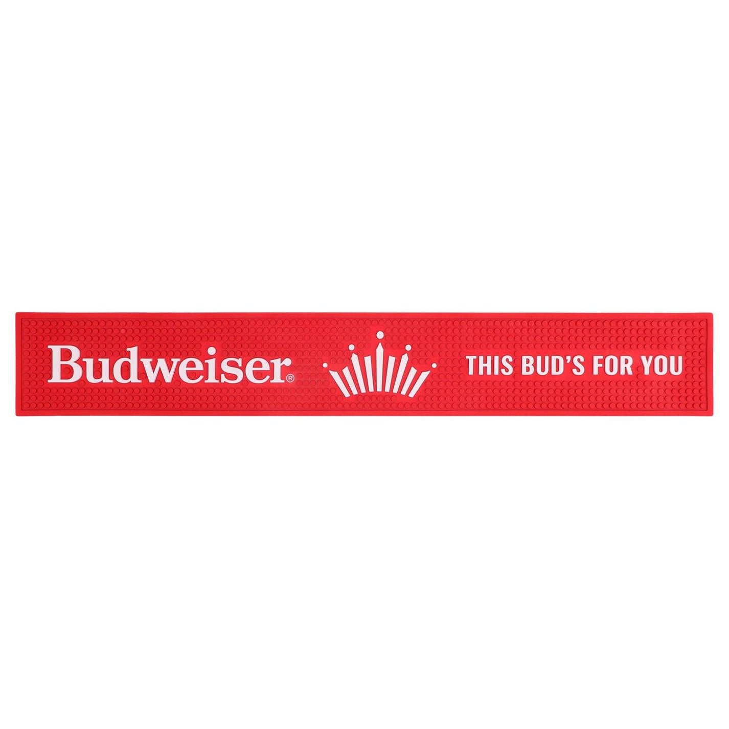 Budweiser Drip Rail Bar Mat
