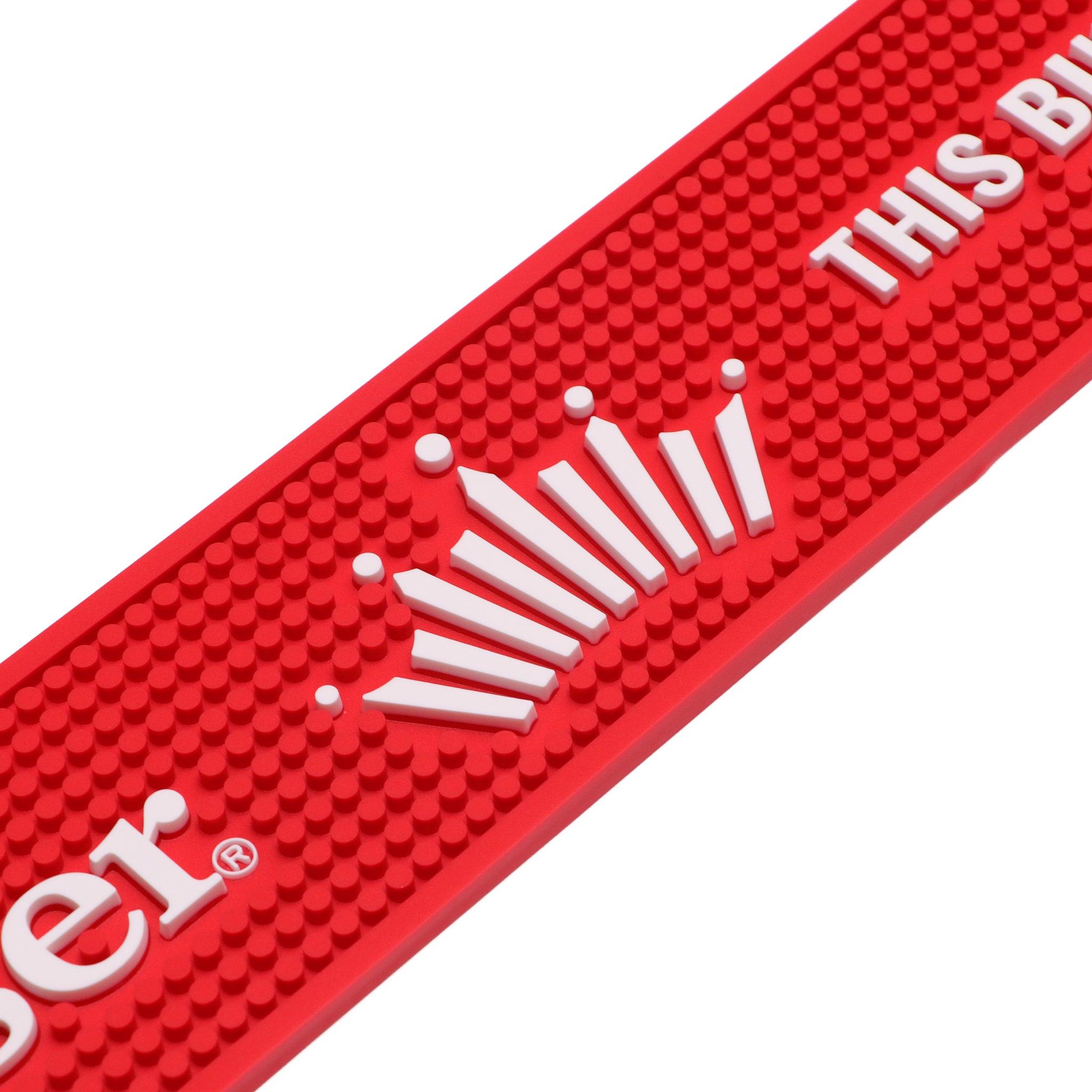 Budweiser Drip Rail Bar Mat