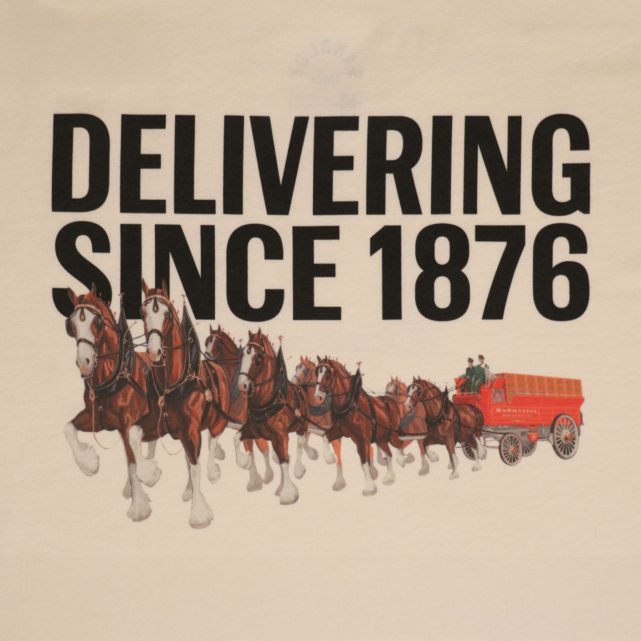Budweiser 'Delivering Since 1876' T-Shirt