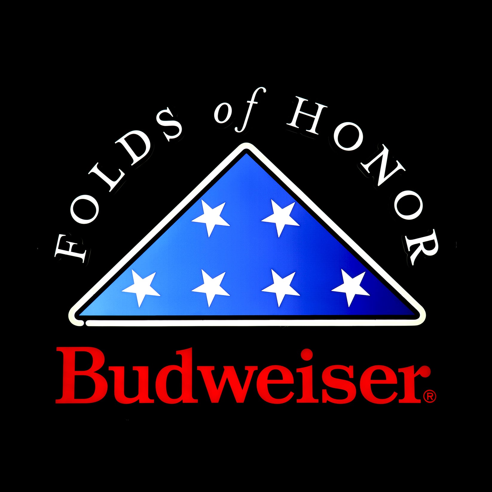Budweiser Folds of Honor LED