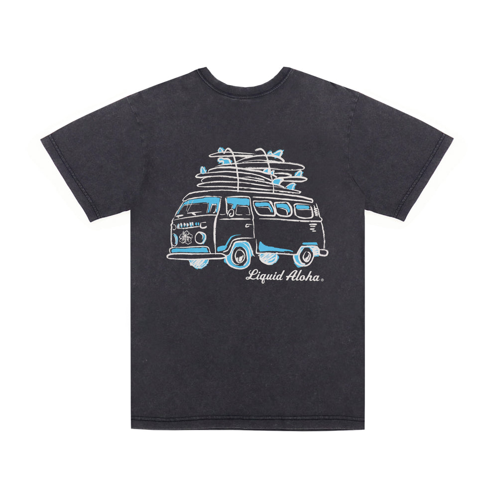 Kona Big Wave Stacked Boards T-Shirt