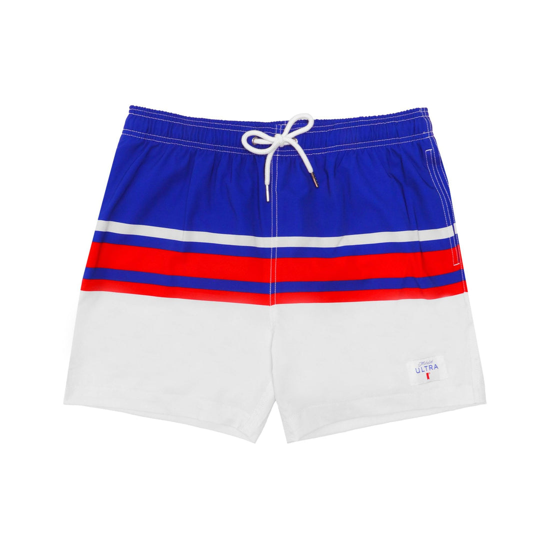 Michelob ULTRA Striped Swim Trunks