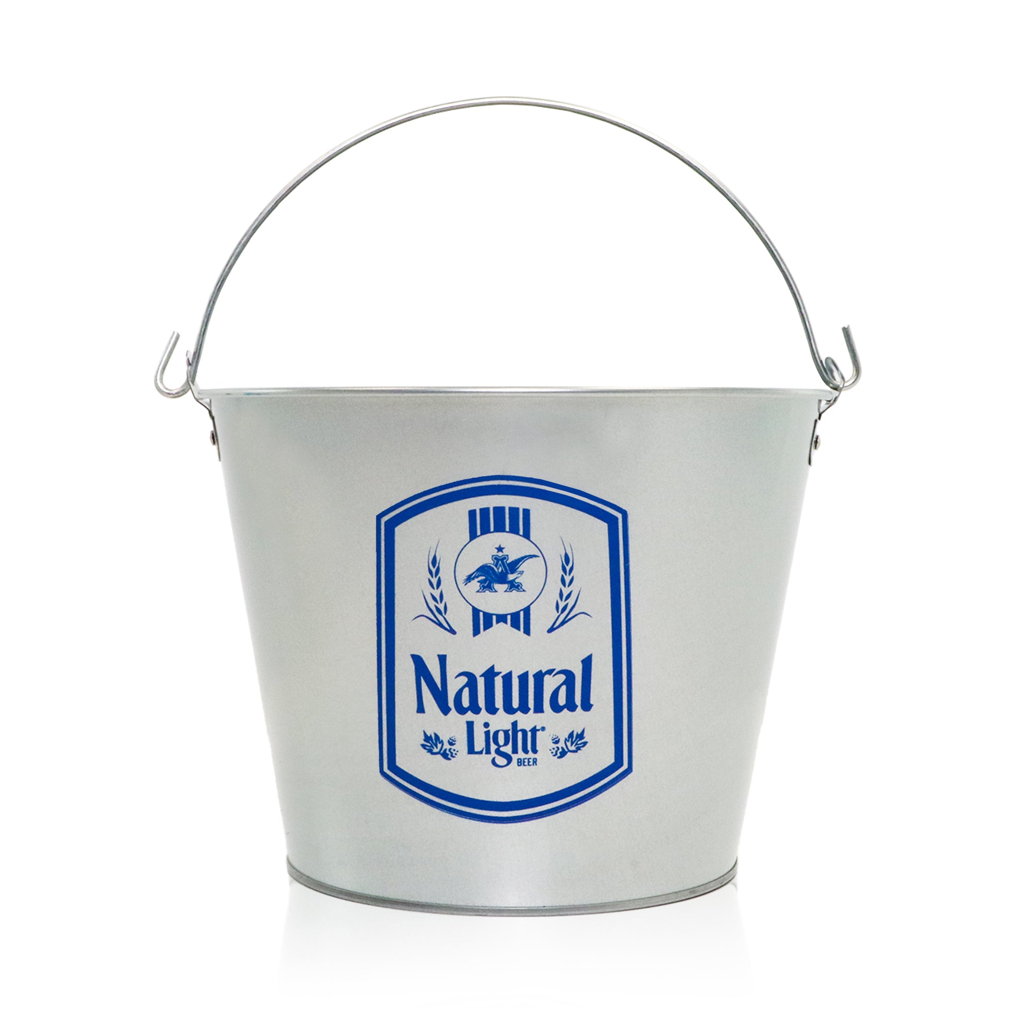 Natural Light Metal Beer Bucket